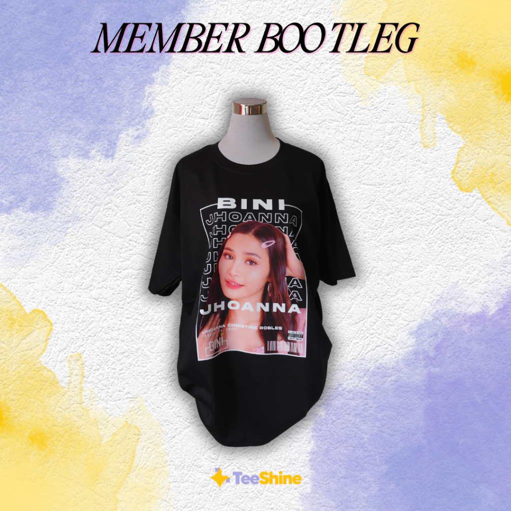 BINI MEMBER BOOTLEG (ADULT SIZE) P-POP INSPIRED SHIRT | COTTON T-SHIRT ...