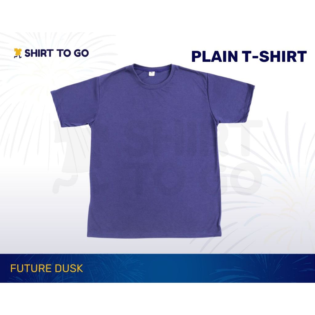 FUTURE DUSK Plain T Shirt for Men and Women (Color of the Year - 2025 ...
