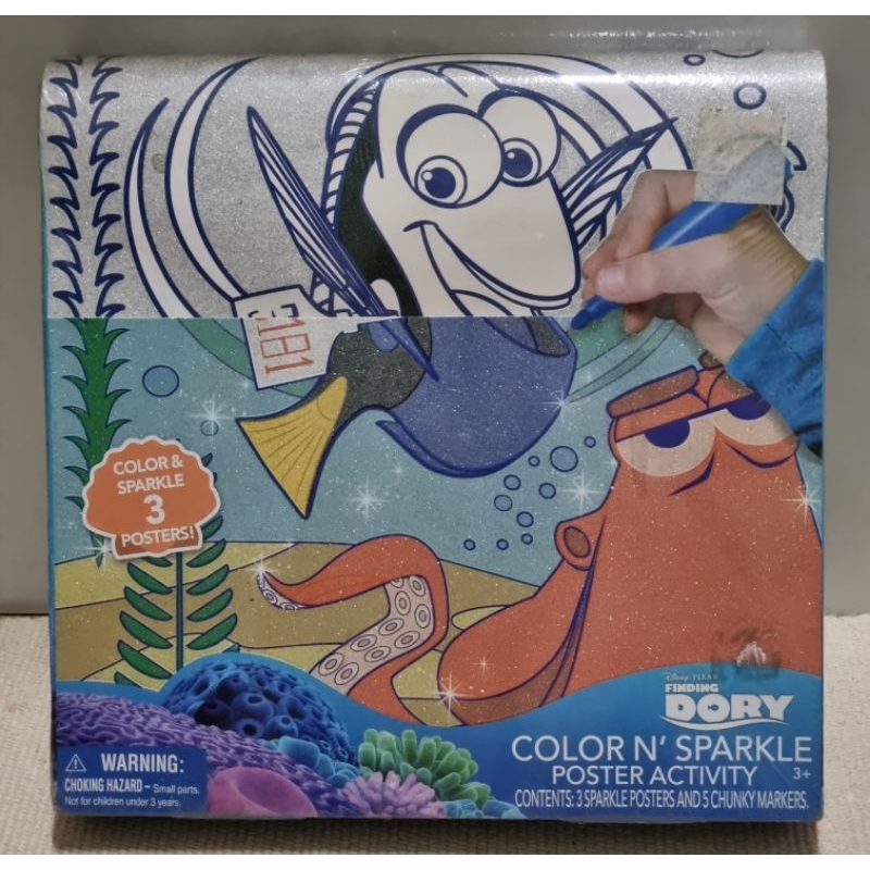 Finding Dory Color N' Sparkle Poster Activity | Shopee Philippines
