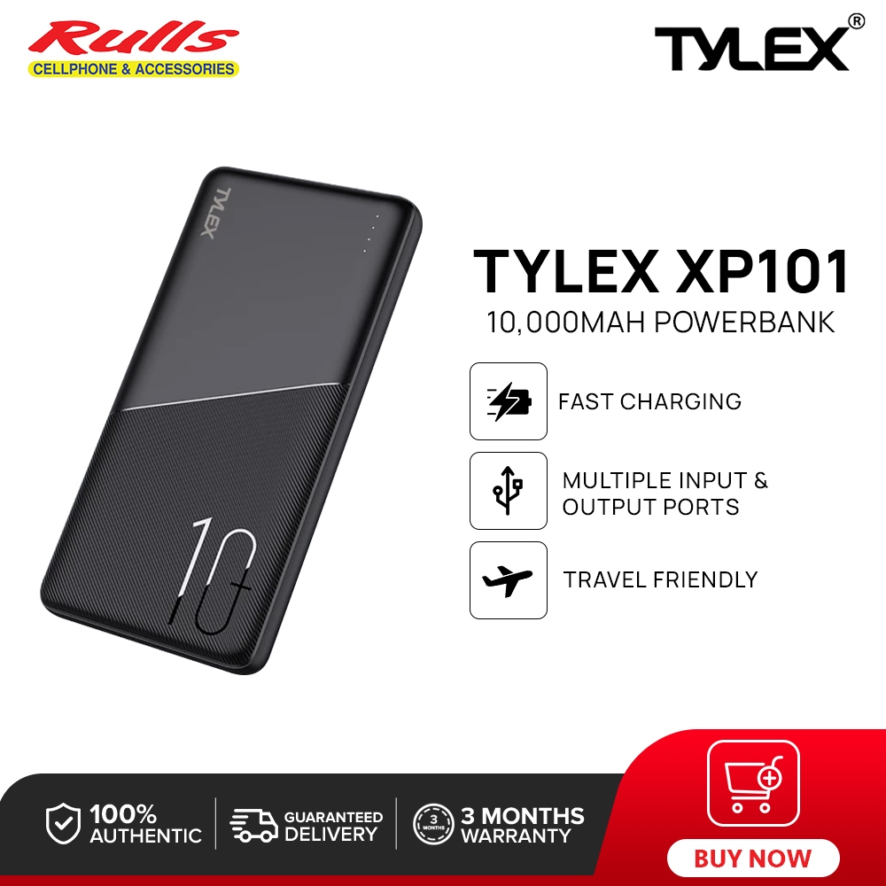 TYLEX XP101 10000mAh Powerbank | Fast Charging | Multiple Input ...