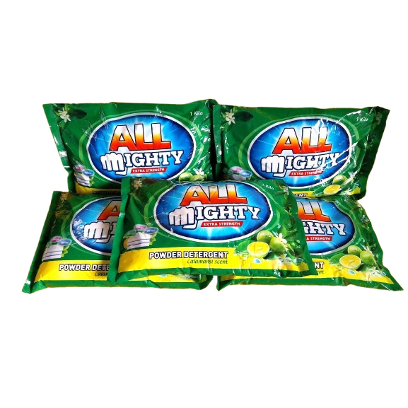 ALL MIGHTY Extra Strength Powder Detergent Calamansi Scent 1 Kilogram ...
