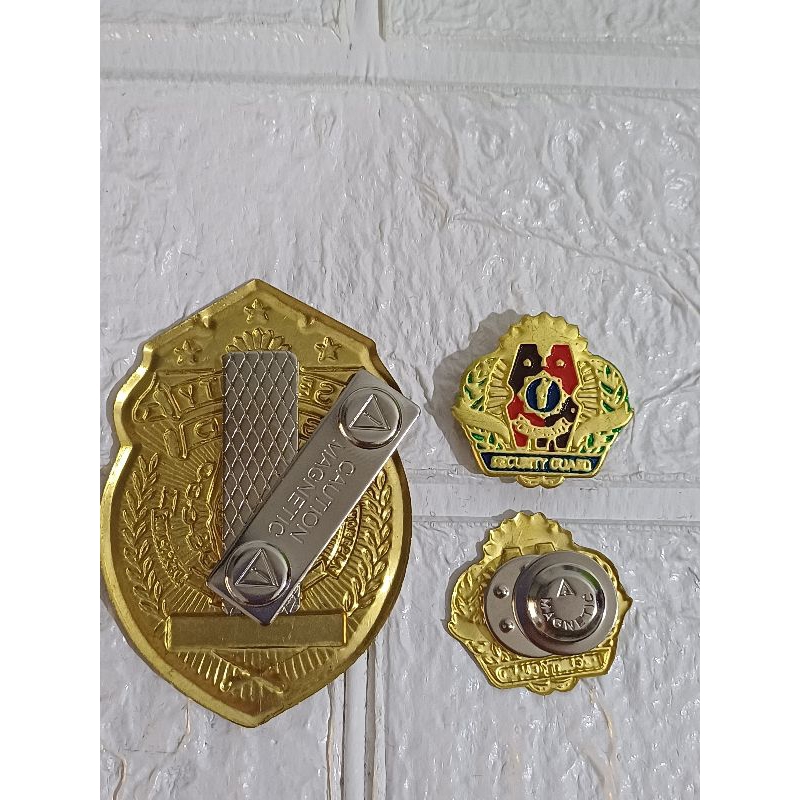 Magnetic Collar and Badge Ordinary for Security Guard | Shopee Philippines