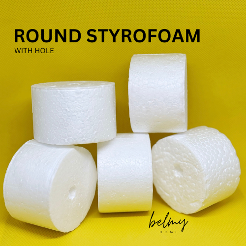 Round Styrofoam Dummy Cake Ribbon Styro 4cm 2.5cm | Shopee Philippines
