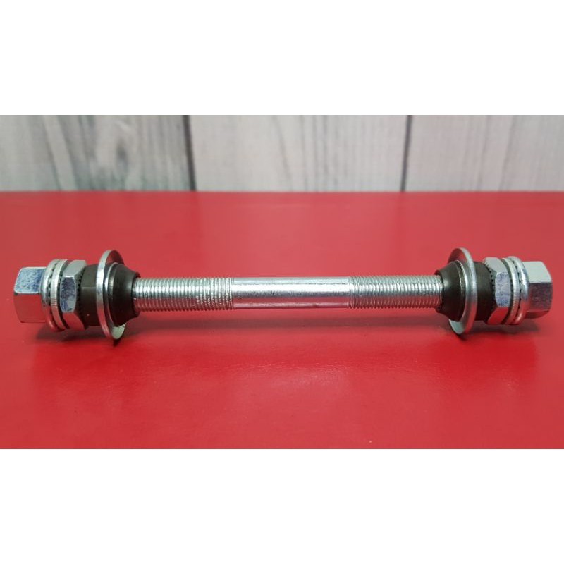 BMX Hub Axle Front/Rear – Fits 10G/14G Spokes | Heavy-Duty Bicycle Axle ...