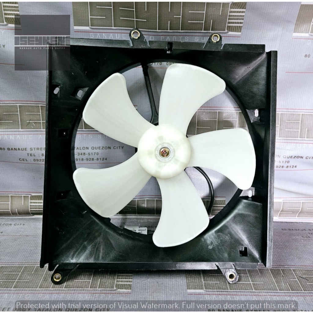 Auxiliary Fan Motor Assembly Toyota Corolla 1994-1997 (AE-100) w/ Blade ...