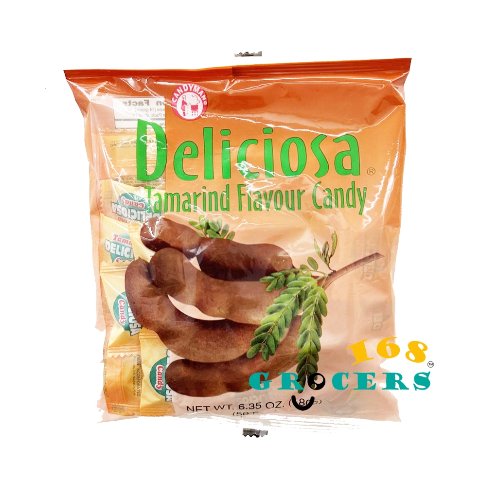 Candyman Deliciosa Tamarind Flavour Candy Approx 50 pcs / 180g | Shopee ...