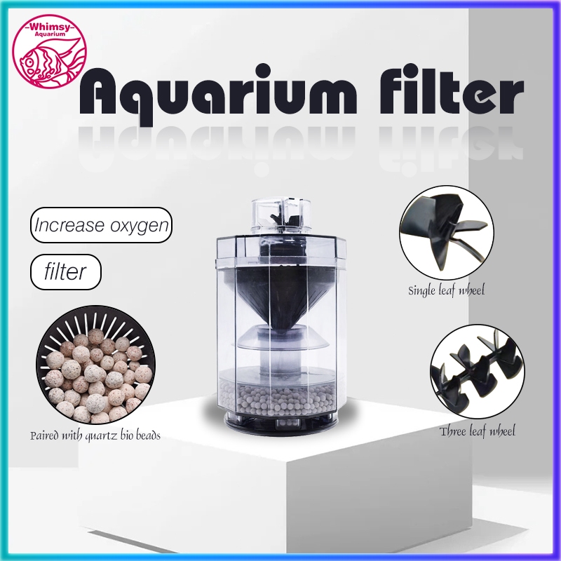 Aquarium Filter For Fish Tank Fish Stool Suction Collector Fully ...