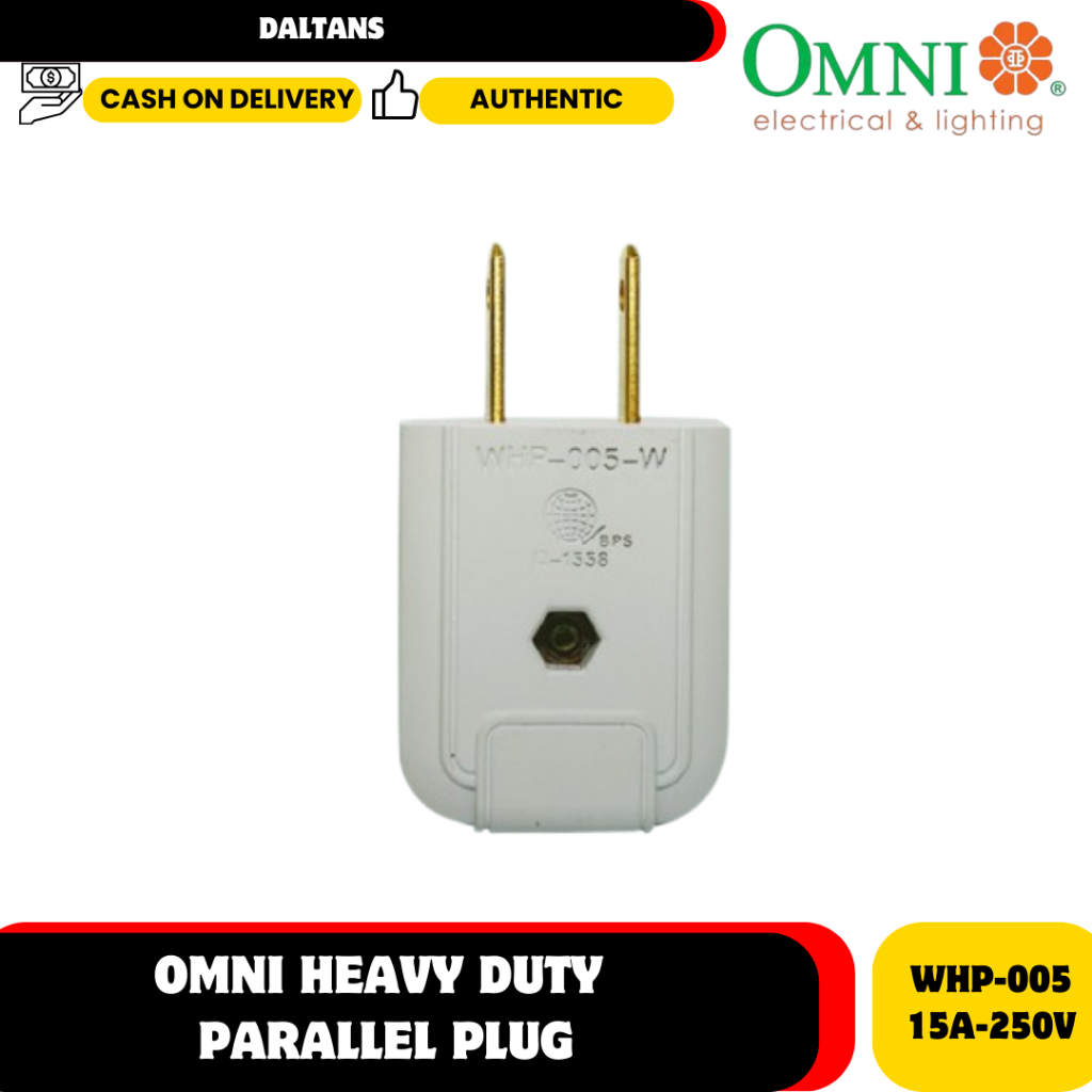 OMNI HEAVY DUTY PARALLEL PLUG WHP-005 | Shopee Philippines