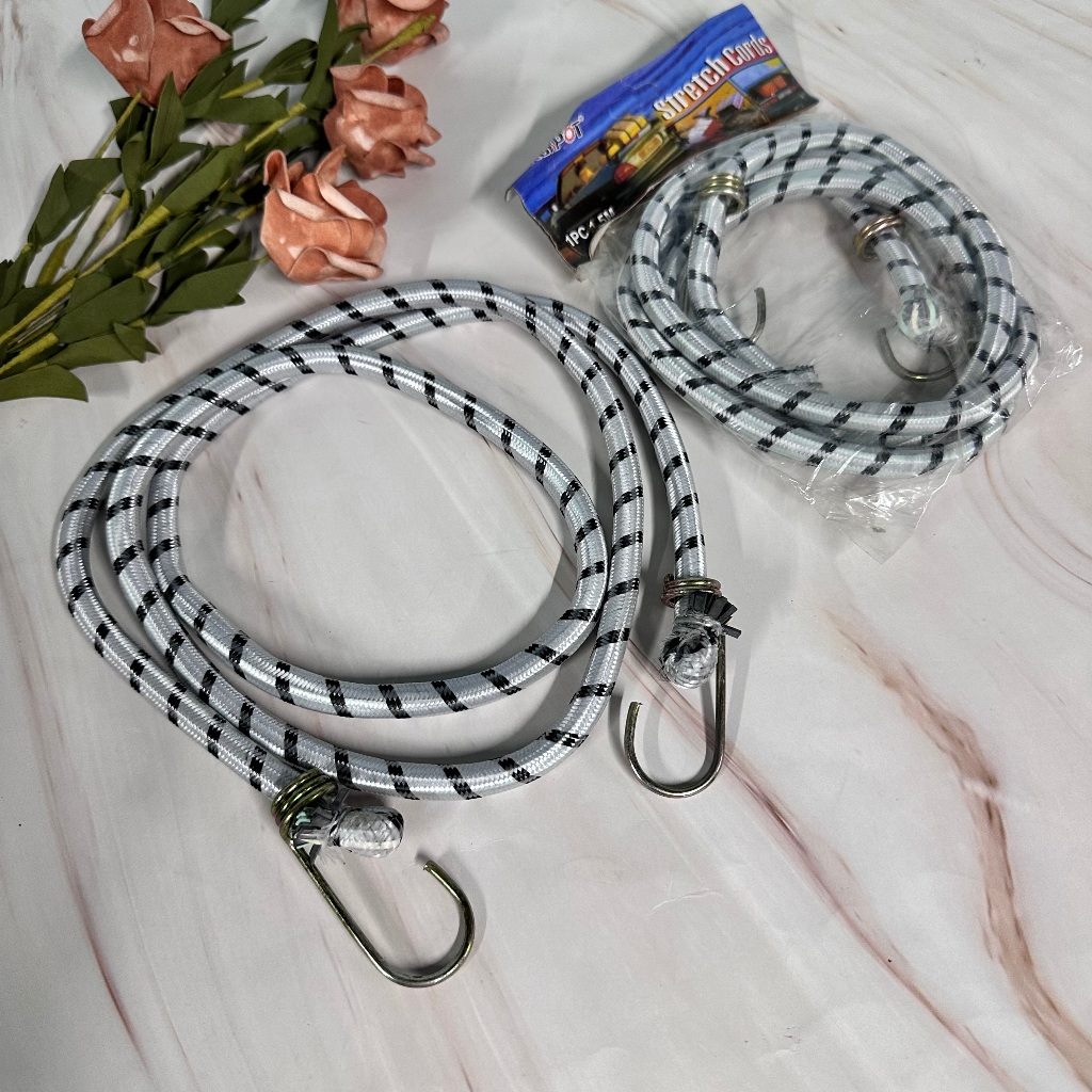 Bungee Cord 10mm x 1.4m Hooks Bike Rope Tie Luggage Car Strap Roof Rack ...