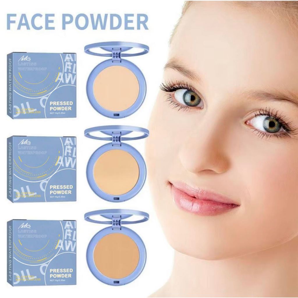 【Buy 1 Take1】Lasting Waterproof Oil Control Matte Flawless Face Pressed ...