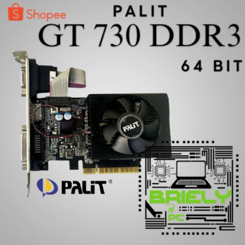 Palit Geforce Gt 730 2gb Ddr3 64 Bit Shopee Philippines