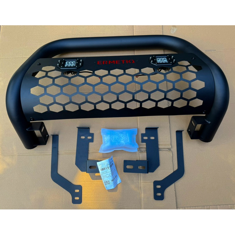 Mitsubishi Triton Strada 2019 - 2023 Front Bumper Nudge Bar with Light ...