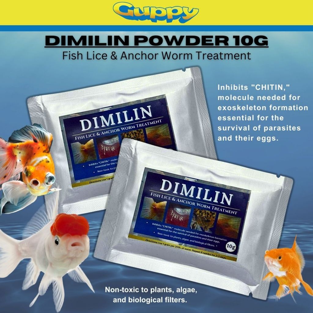 10 Grams Dimilin Powder Fish Lice and Anchor Worm Treatment | Shopee ...
