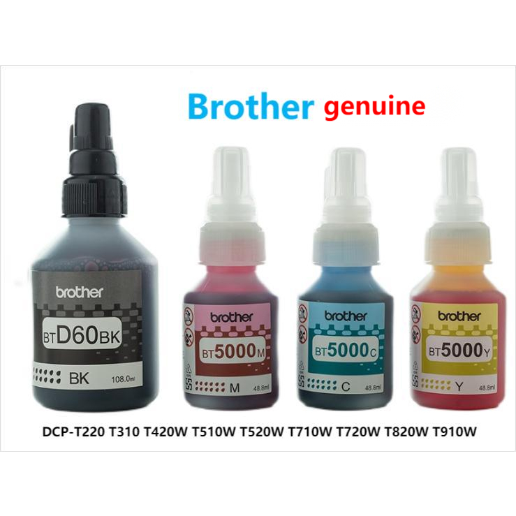 Brother BTD60Bk BT5000 BT6000 Genuine Ink Bottle BT6000bk BTD60 ...