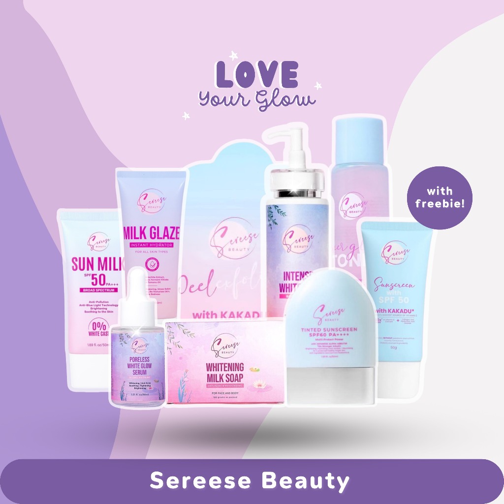 Sereese Beauty Whitening Soap l Whitening Lotion l Sun Milk l Milk ...