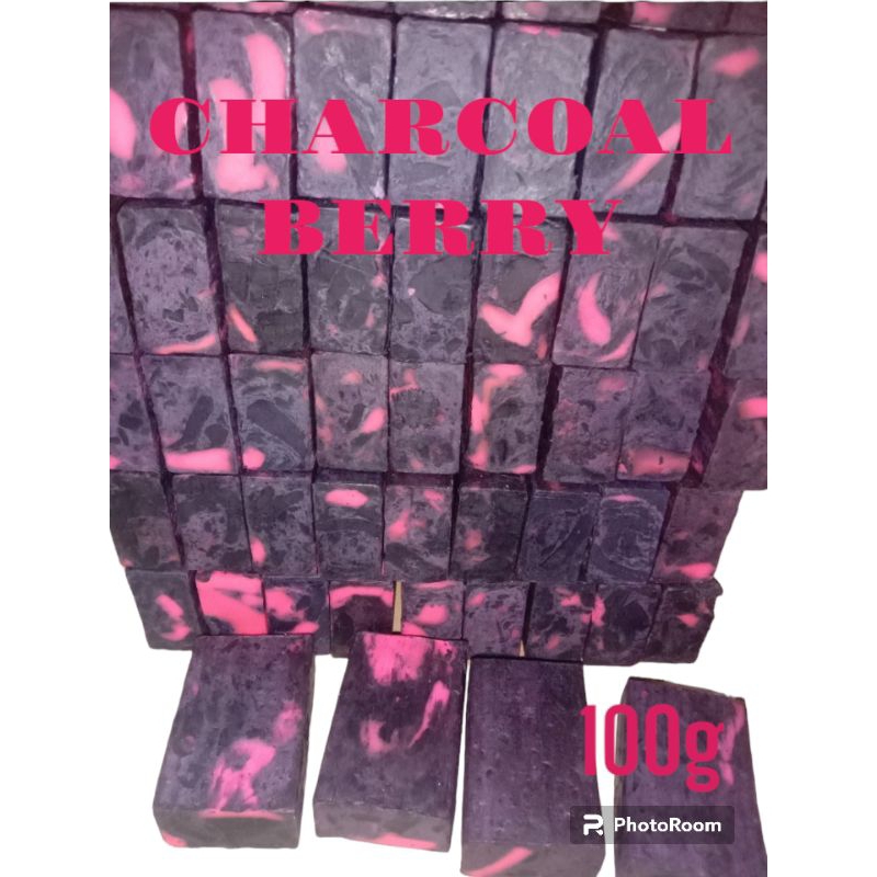 100g, CHARCOAL BERRY REBAR SOAPS! No Sticker | Shopee Philippines