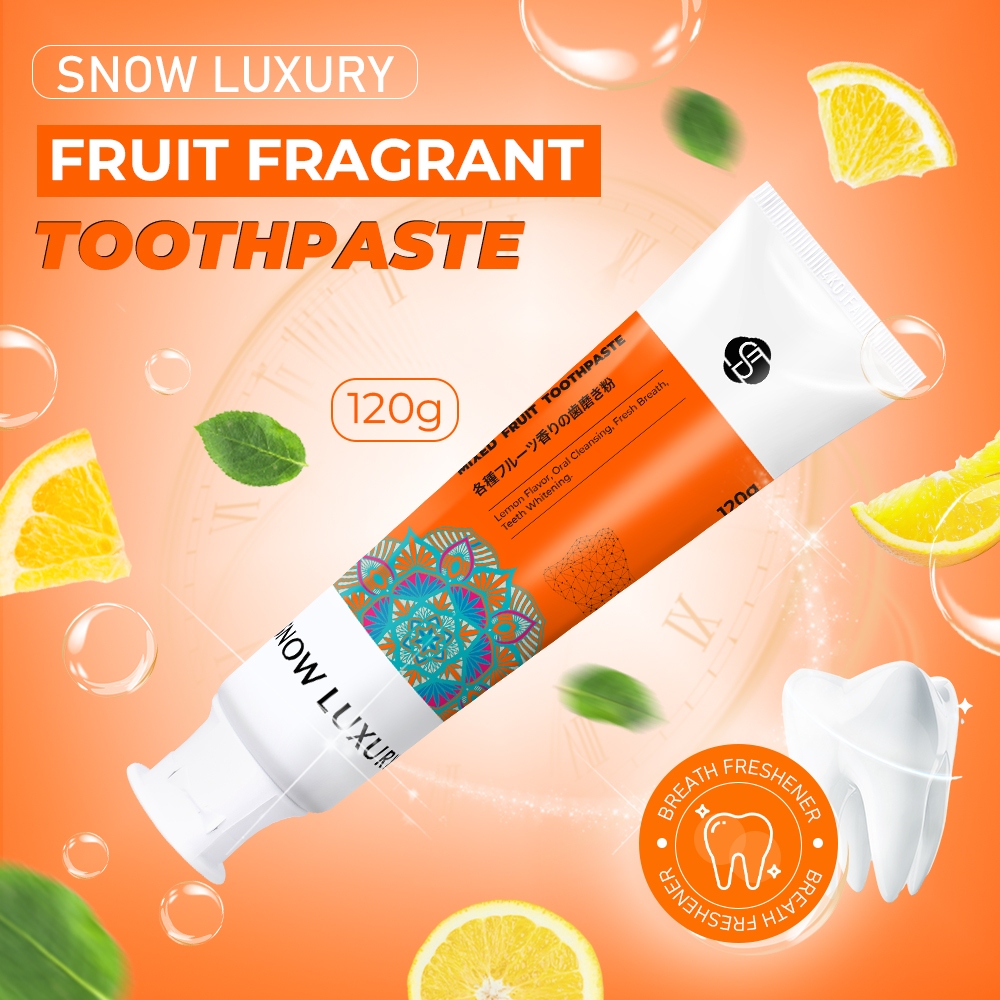 SNOW LUXURY [SOLO] Mixed Fruit Toothpaste Whitening Cleansing Fresh ...
