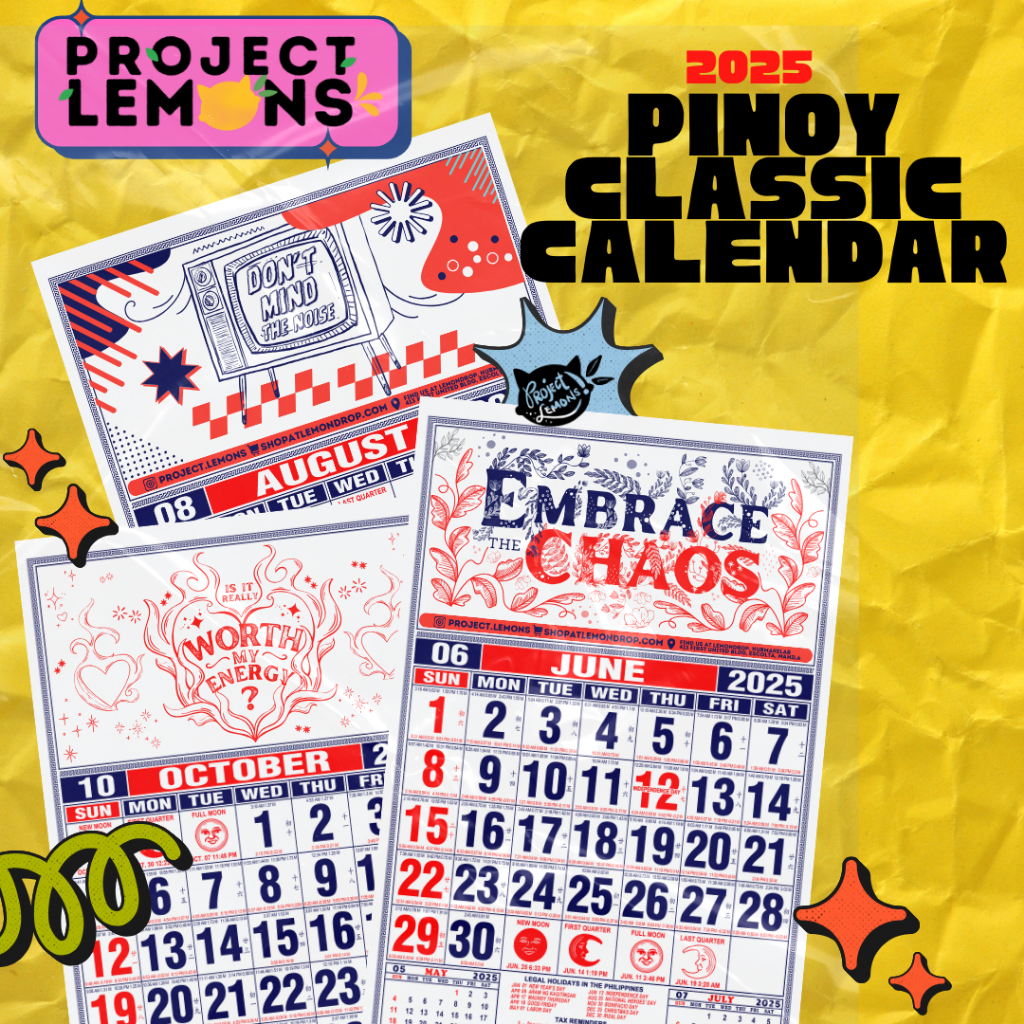 Project Lemons - Pinoy Classic Calendar 2025 | Shopee Philippines