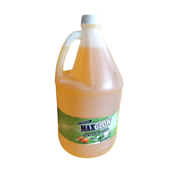 MAXGLOW Intensified Yellow (Lemon)Dishwashing Liquid with Grease Cutter ...