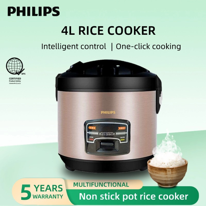 Multi-functional 4L rice cooker fully automatic with reservation heat ...