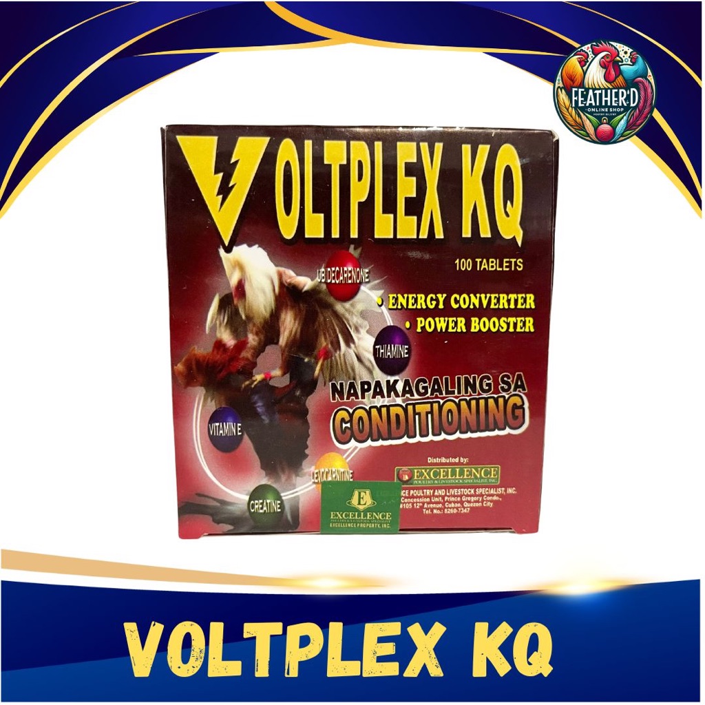 VOLTPLEX KQ Power Booster 1BOX-100Tablets (FOR ANIMAL USE ONLY ...