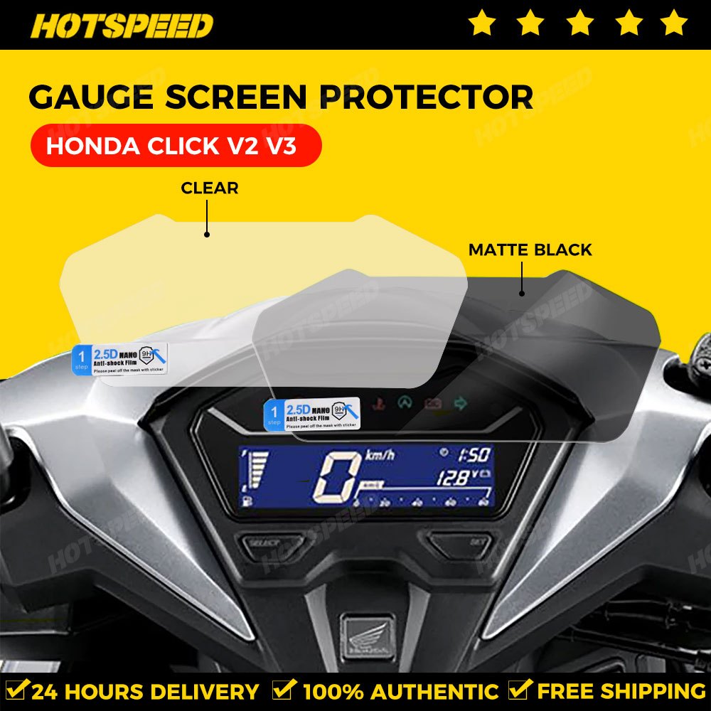 HOTSPEED HONDA Click V3 V2 Speedometer Gauge Screen Protector For ...