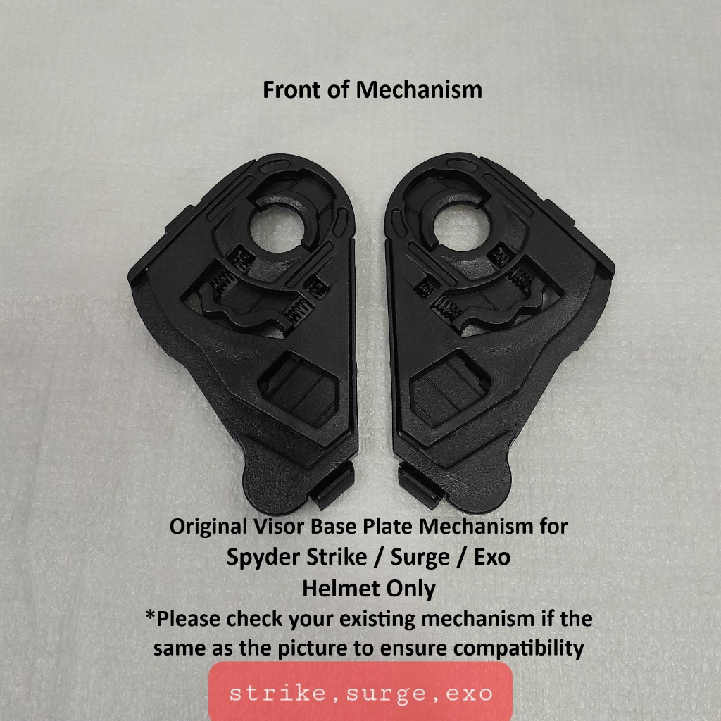 Spyder Strike / Surge / Exo Visor Base Plate Spare Mechanism Original ...