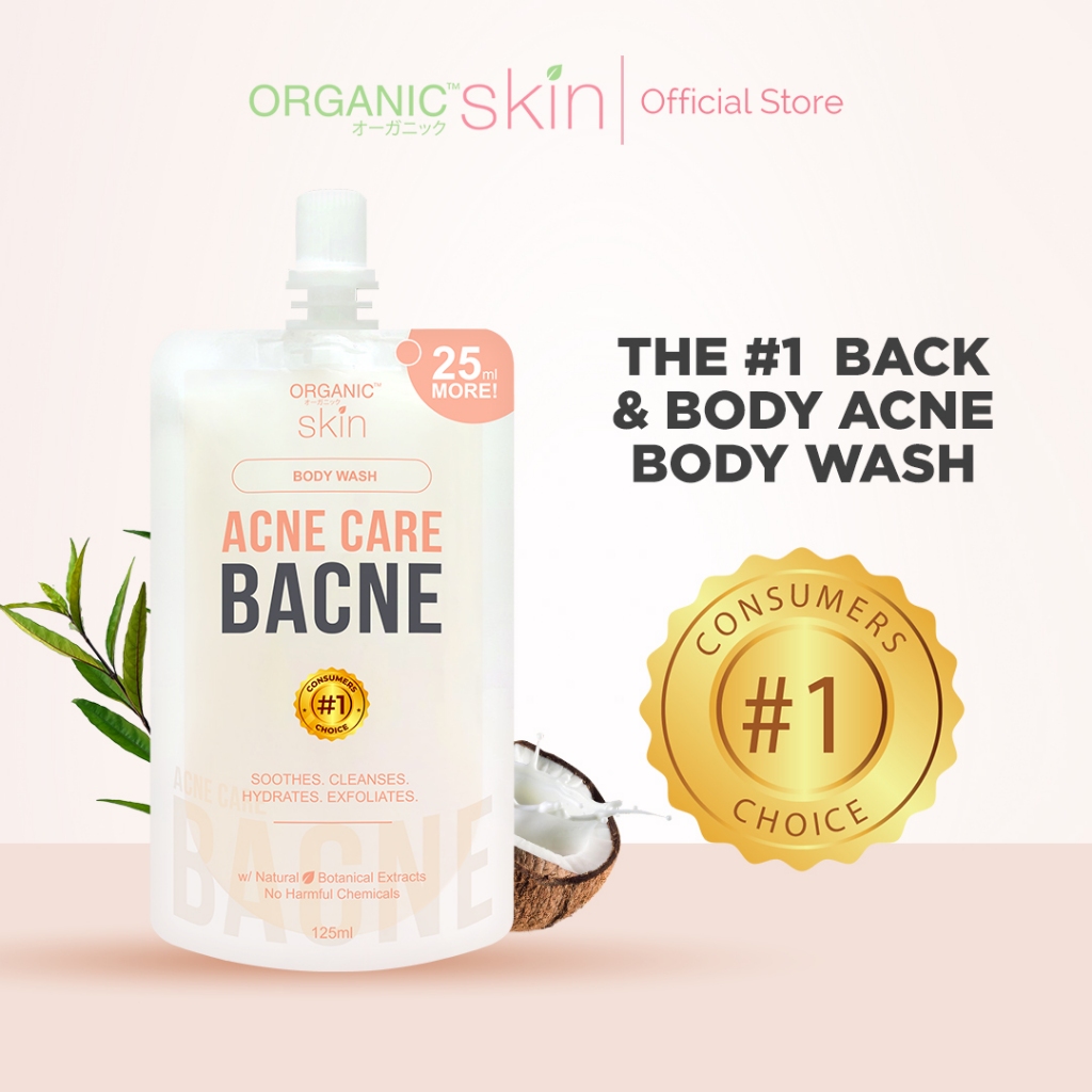 Organic Skin Japan Acne Care Bacne Body Wash 125ml Refill Antiacne ...