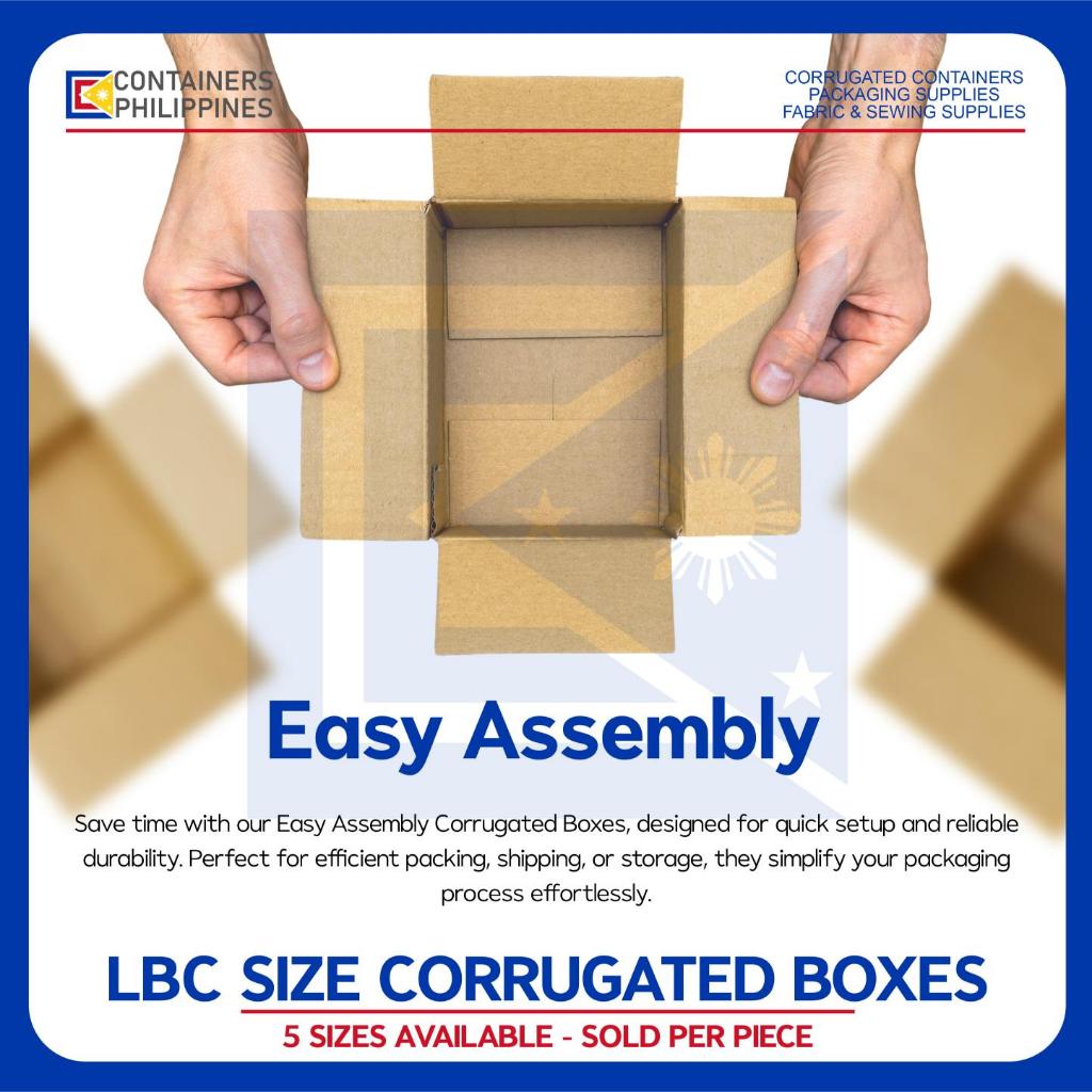 CONTAINERS.PH LBC Express Sizes Corrugated Cargo Shipping Boxes ...