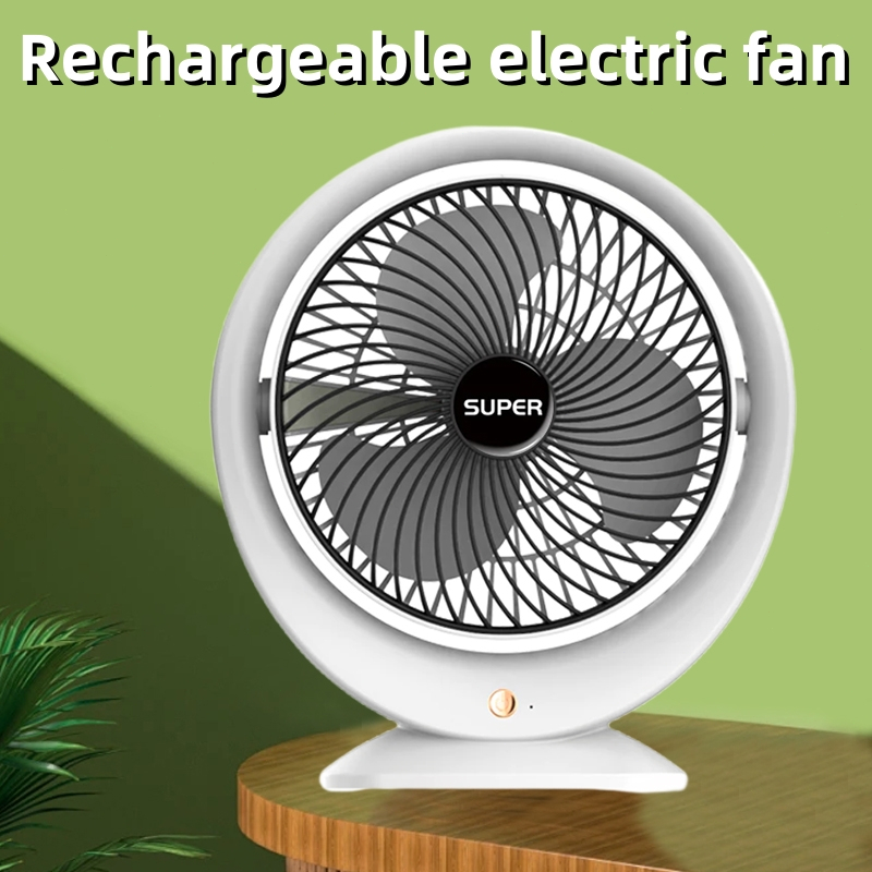 Electric fan stand fan rechargeable Portable Silent Desktop Fan USB ...