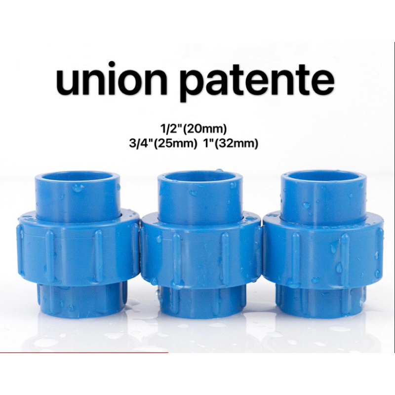 PVC Blue Union Patente 1/2" 3/4" 1" | Shopee Philippines