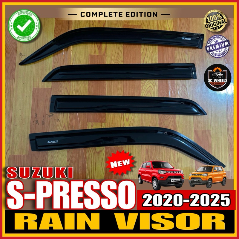 SUZUKI SPRESSO 2020-2025 PREMIUM RAIN VISOR (COMPLETE SET) | Shopee ...