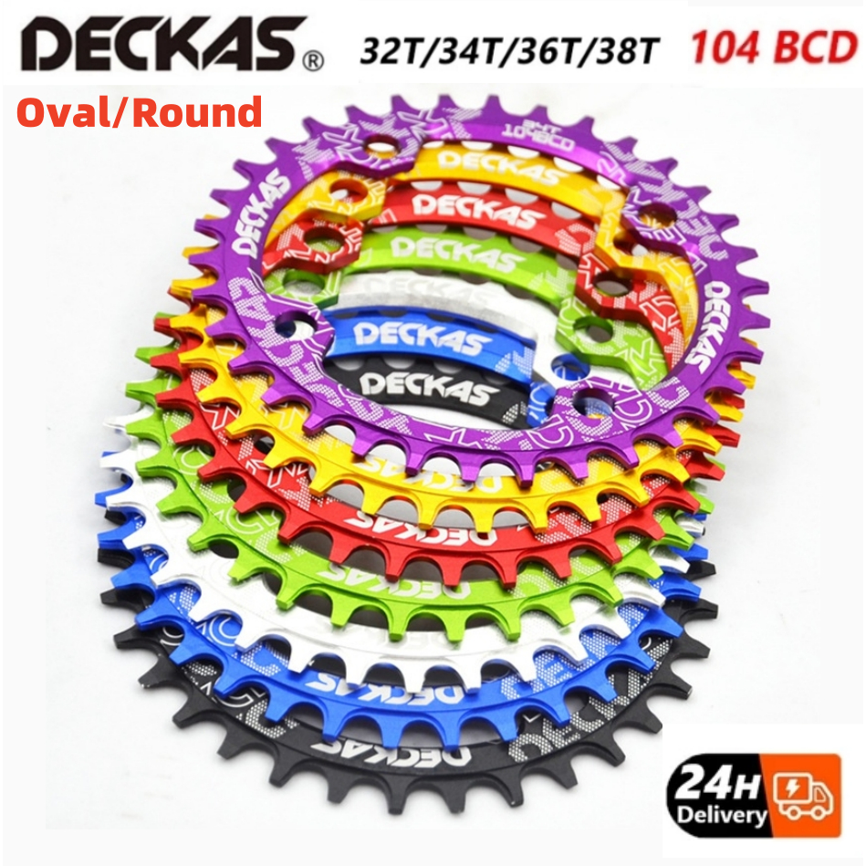 COD Deckas 104BCD Chainring MTB 32T 34T 36T 38TNarrow Wide Chainwheel Mountain Bike Bicycle ...