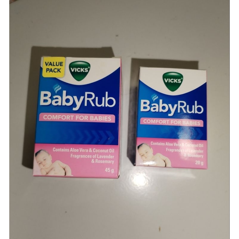 Vicks baby rub 45g/20g | Shopee Philippines