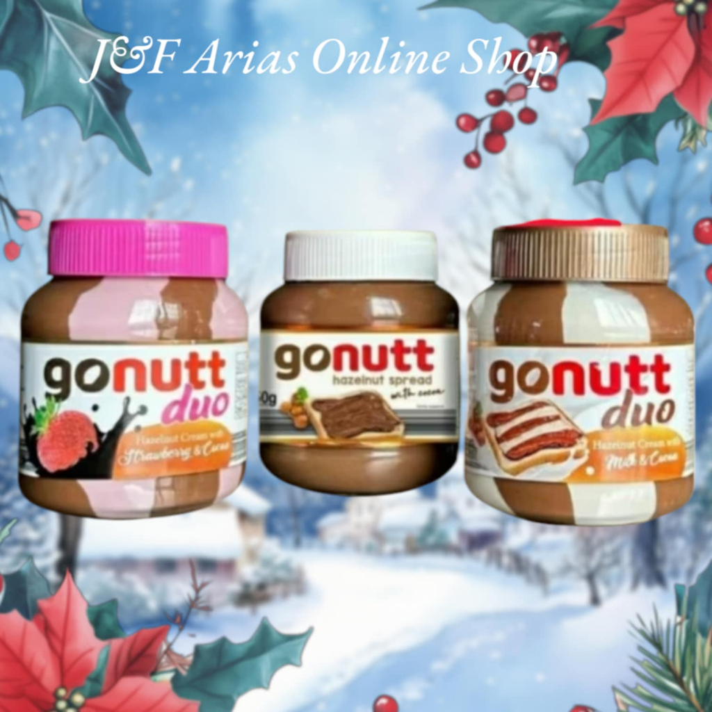 Gonutt Hazelnut Spread | Strawberry & Cocoa | Milk & Cocoa 350g ...