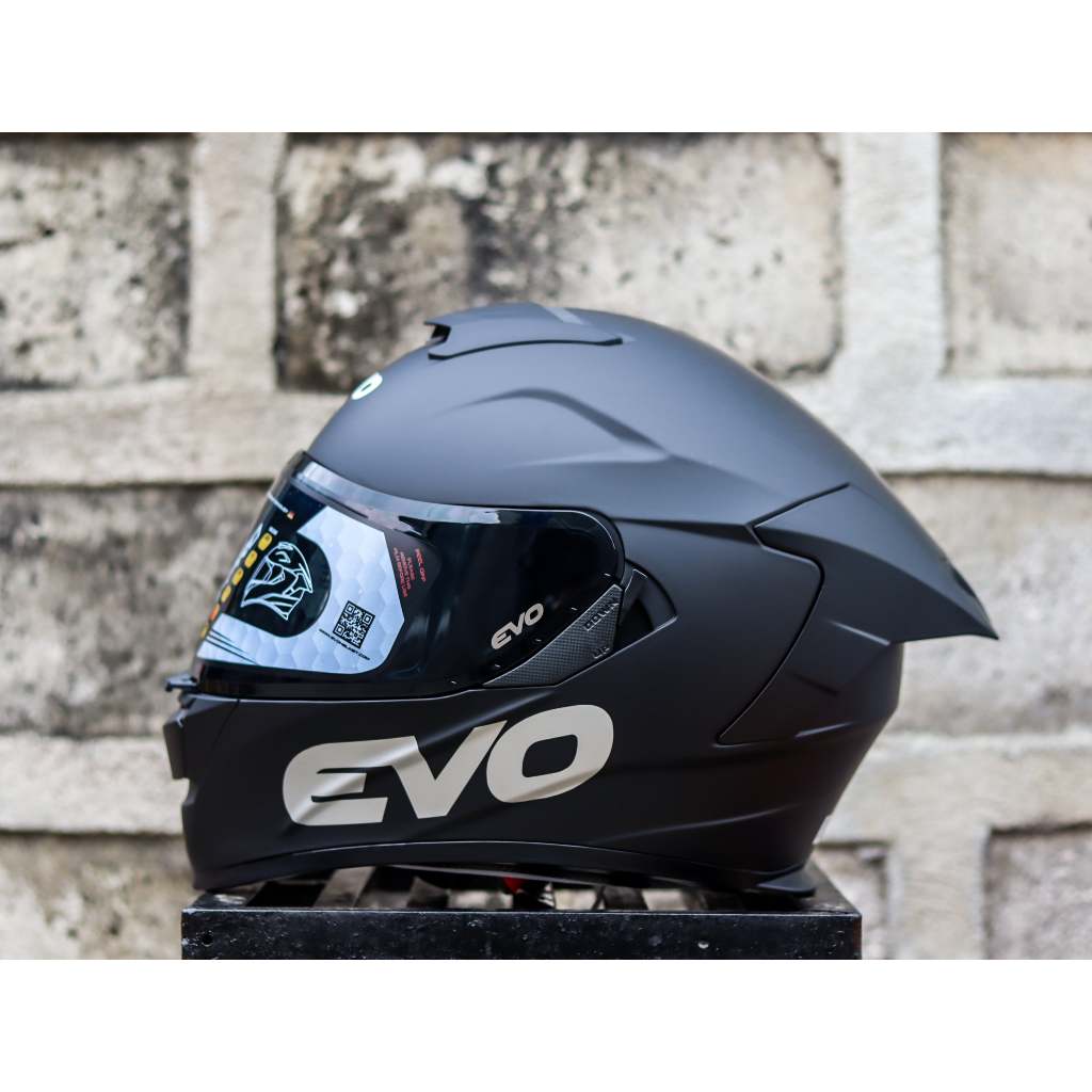 EVO HELMET GT PRO MATTE BLACK SMOKE LENS WITH FREE CLEAR LENS | Shopee ...