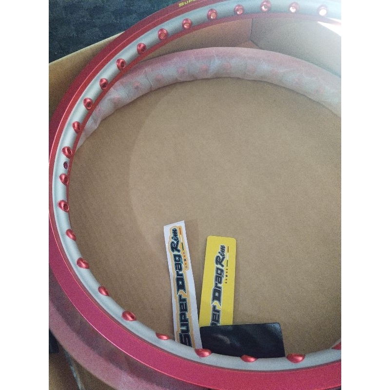 SDR (super drag) RIM SET 2tone 1.2/1.2x17 PINK 1.4/1.4x17 Gold/Purple ...