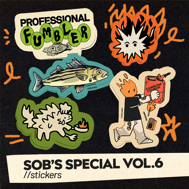 Sob's Special vol. 6 Waterproof Sticker | by sobsannix | Shopee Philippines