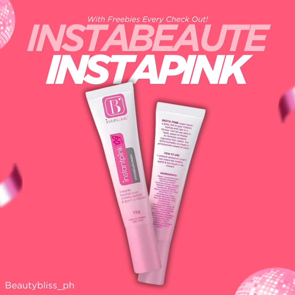 ORIGINAL BUY 1 TAKE 1 Insta Beaute Insta Pink Blush 15g BLUSH ON LIP ...