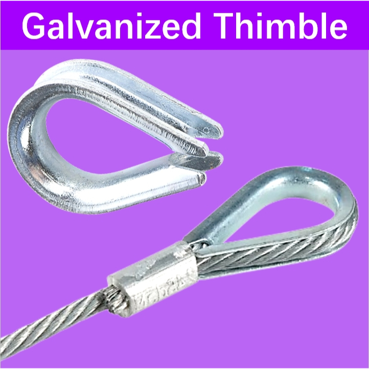 Mago 24-32mm Galvanized Steel Thimble Eye Wire Rope Accessory | Shopee ...