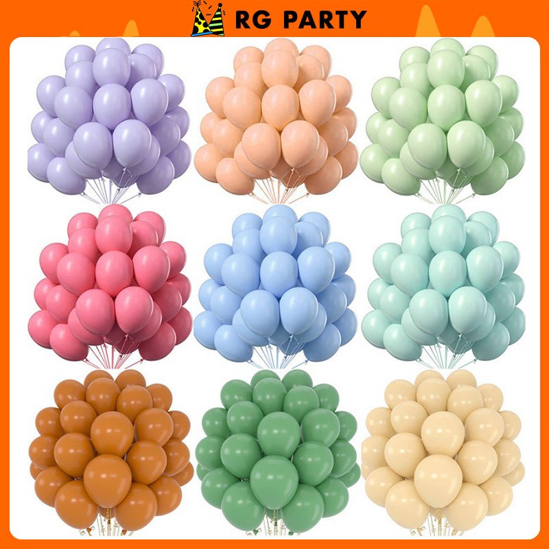 10/20/30PCS 10Inch Macaron Glossy Latex Balloons Birthday Decor Party ...