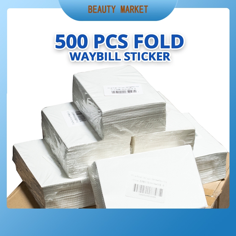 Waybill Sticker FOLD TRIPLE PROOF A6 500pcs 300pcs 100x150mm Thermal ...