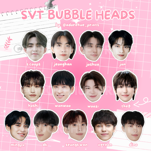 NEW A4 Size Seventeen Bubble Heads | NOT PVC | Shopee Philippines