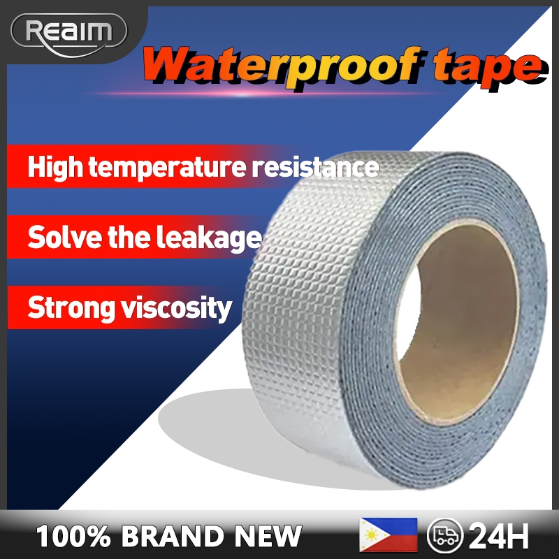 REAIM Waterproof Tape Aluminum Foil Tape Butyl Waterproof Tape Super ...