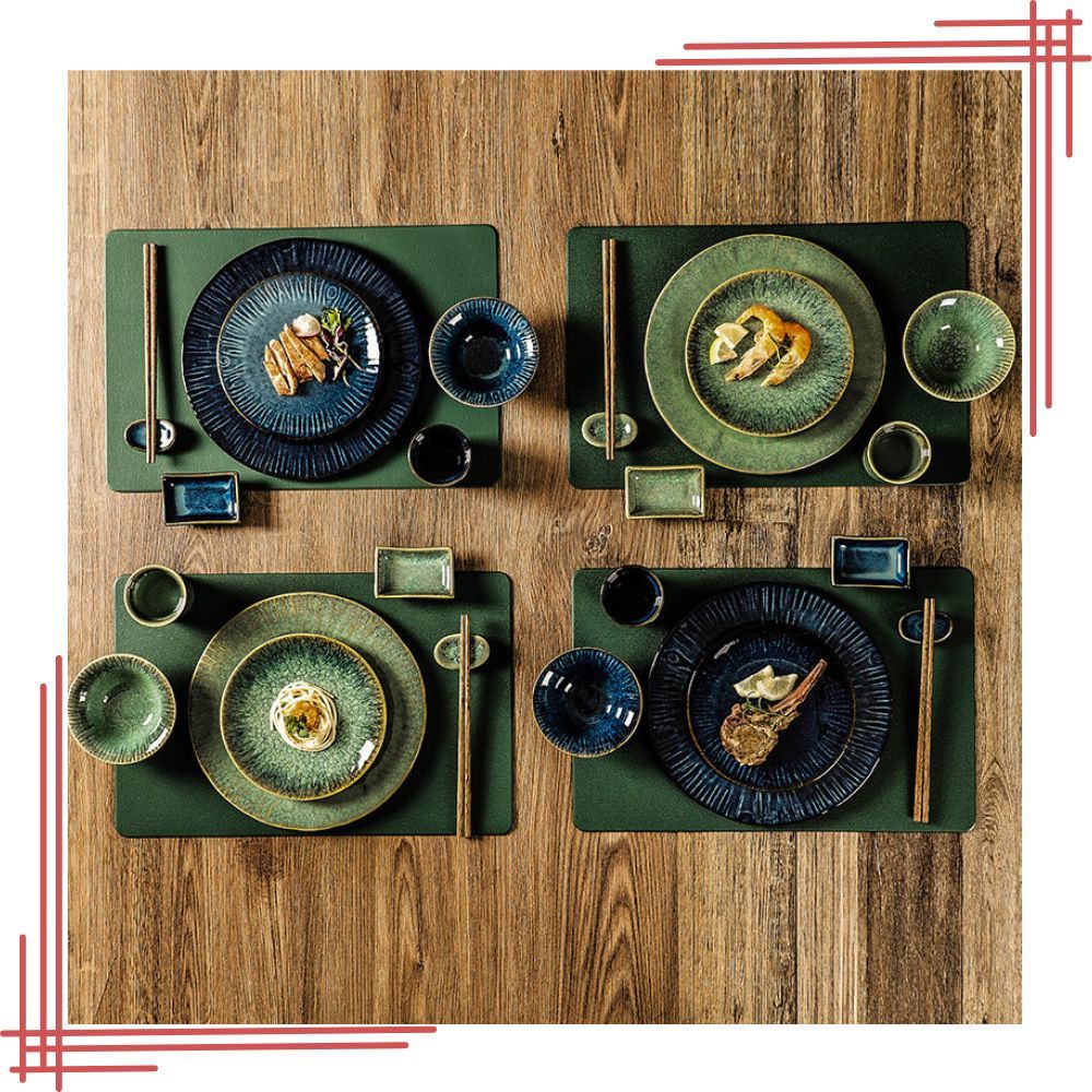 JCeramics Ceramic Japanese Creative Household Bowl and Plate Restaurant ...