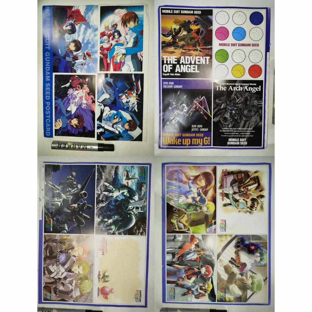 Gundam SEED Anime Postcard (Uncut) (official) | Shopee Philippines