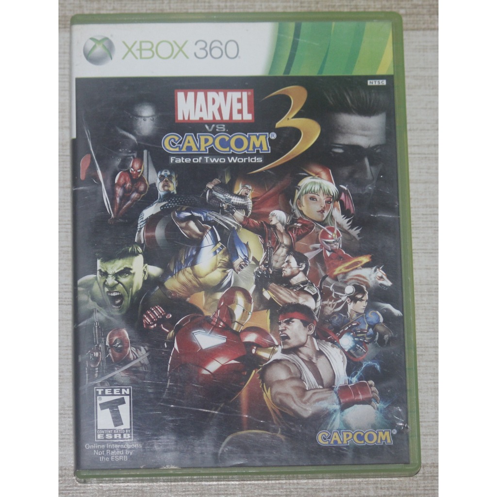 marvel vs capcom 3 fate of two worlds xbox 360 cd game | Shopee Philippines