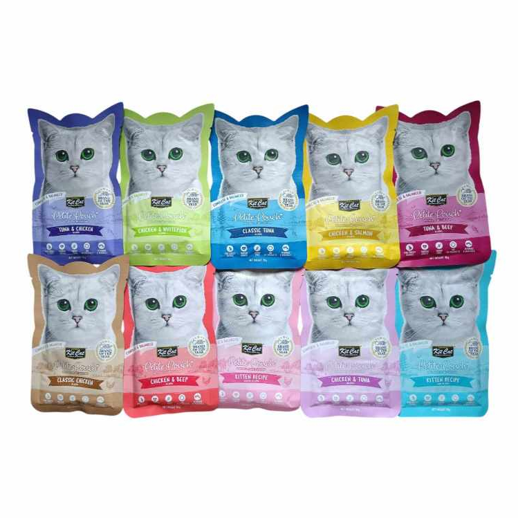 Kit Cat Petite Pouch Wet Cat Food 70g | Shopee Philippines