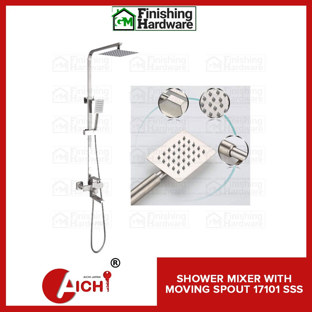 Exposed Rain Shower with Moving Spout 17101- GM Finishing Hardware ...