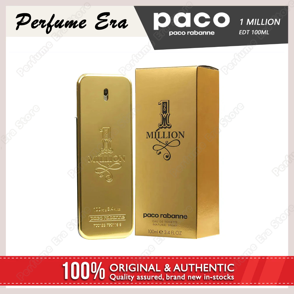 Paco Rabanne 1 Million Perfume Spray EDT 100ML Original Perfume For Men ...